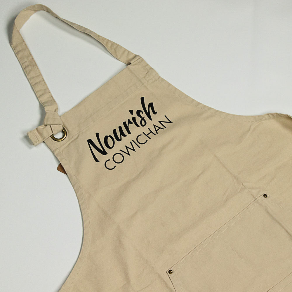 Natural Premium Cotton Canvas Apron – Nourish Cowichan